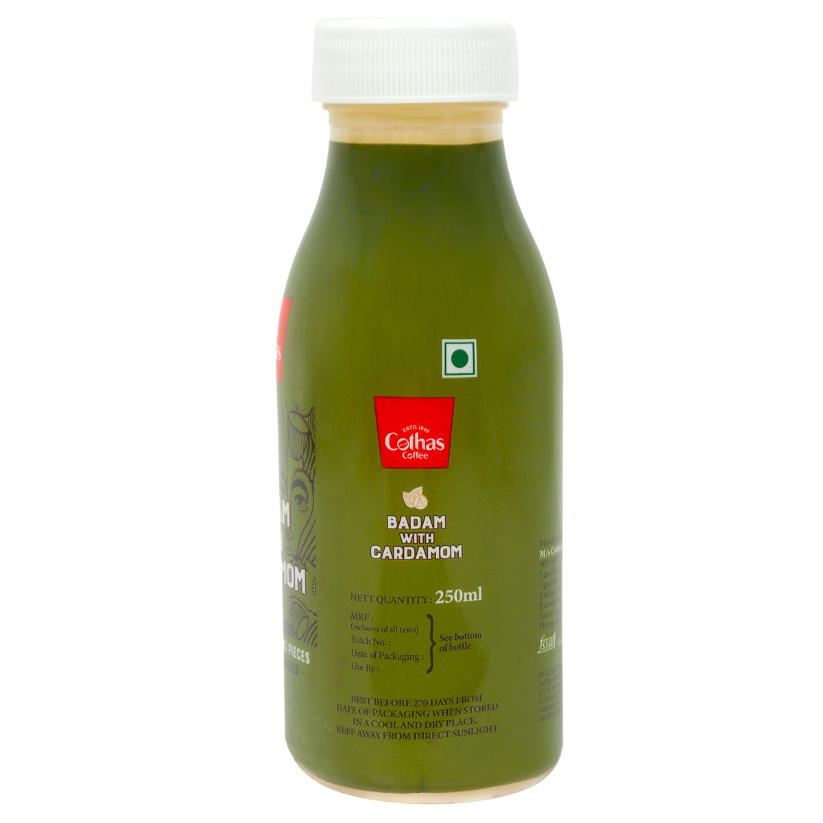 Badam with Cardamom Milkshake 250 ML (Pack of 6)