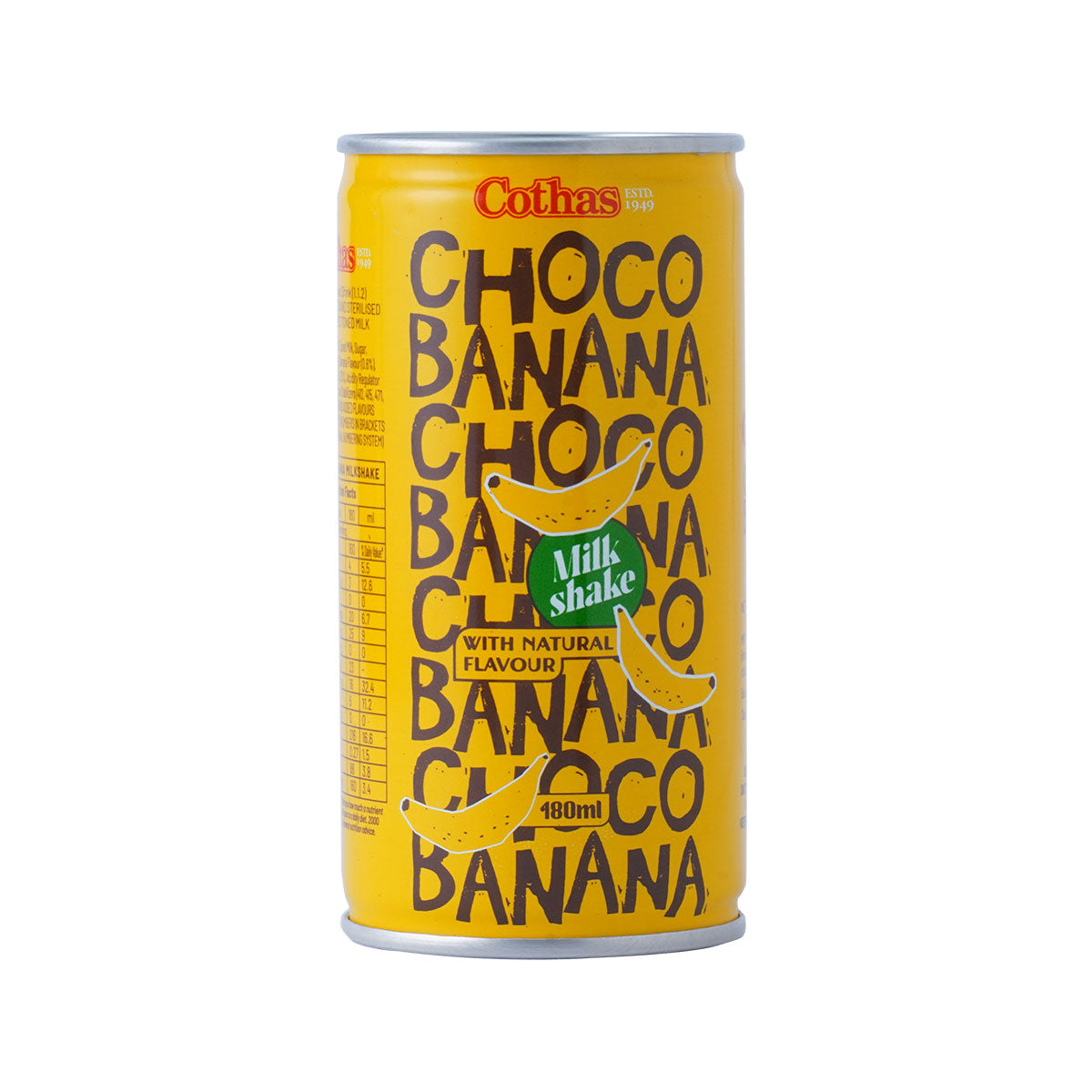 Chocobanana Milkshake Tin 180 ML (Pack of 3) – Cothas Coffee Co.