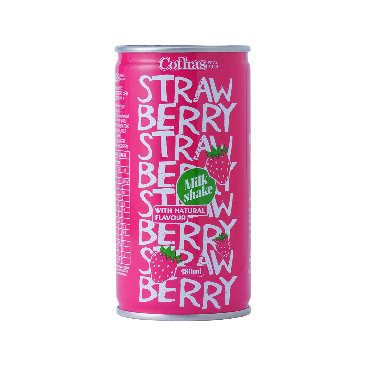 Strawberry Milkshake Tin 180 ML (Pack of 3)