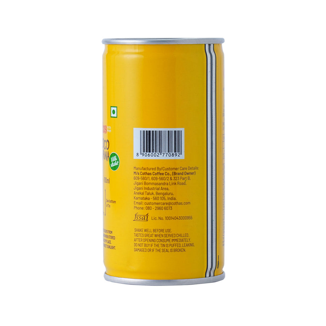 Chocobanana Milkshake Tin 180 ML (Pack of 3) – Cothas Coffee Co.